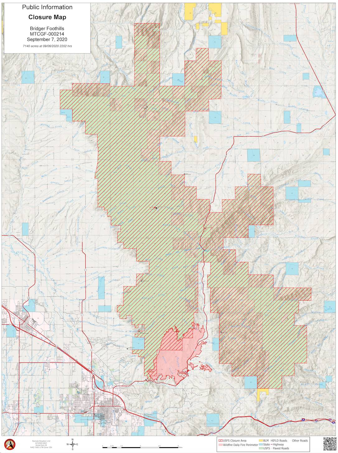Incident management team to begin directing Bridger Foothills Fire ...