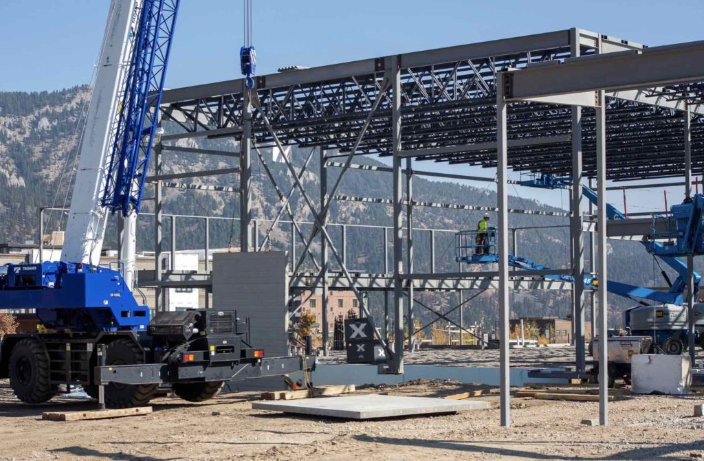BASE community center construction in full swing | Explore Big Sky