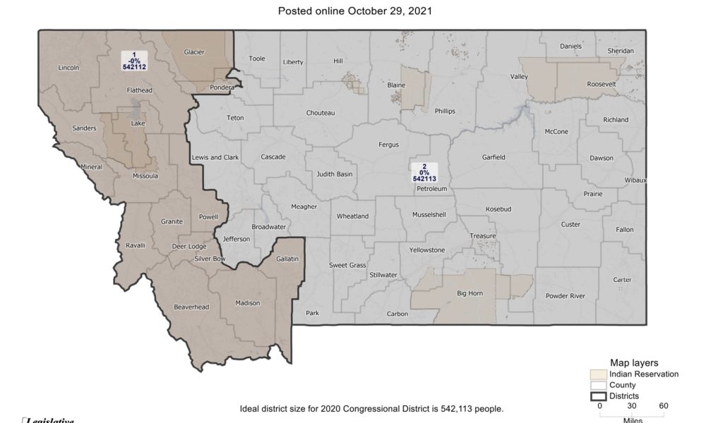 Montana commission finalizes congressional district lines | Explore Big Sky